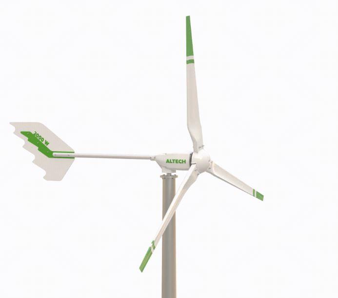 Teknovasyon Arge Altech Boreas 2000 - 2 kW 24 Volt Yatay Rüzgar Türbini